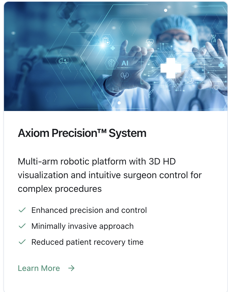 Axiom Robotech - Advanced Robotic Surgery Solutions